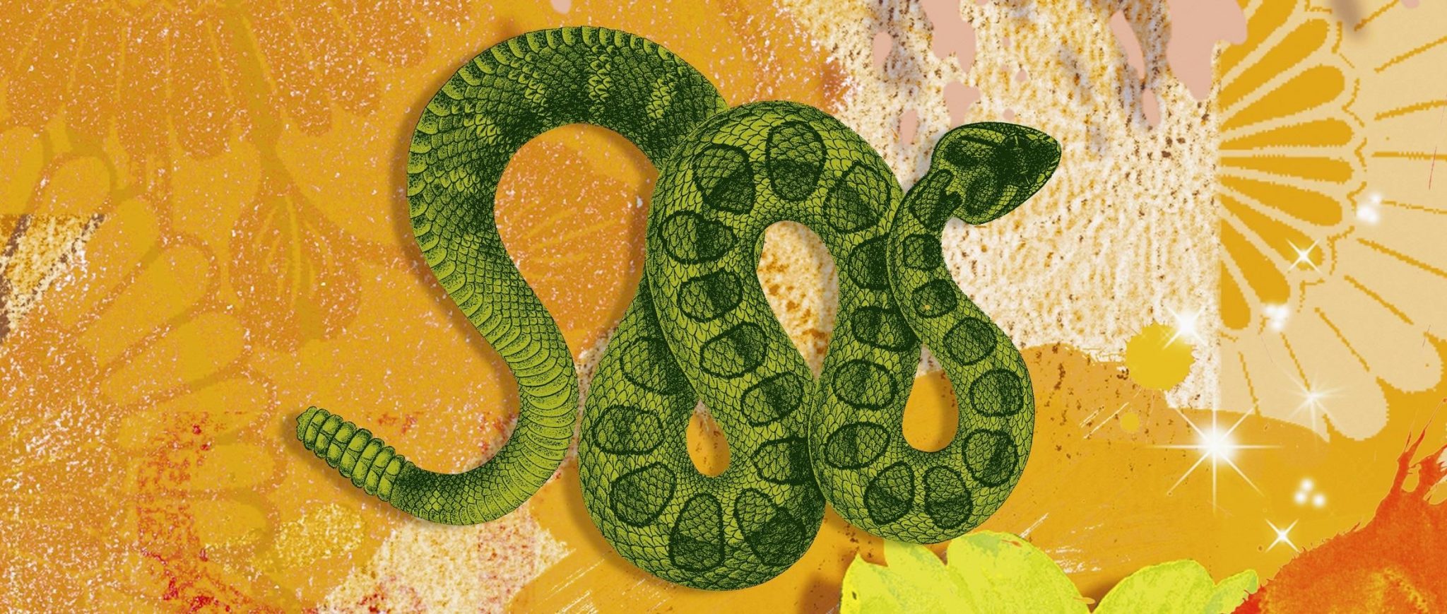 Обои на рабочий стол: Новый год Змеи 2025, зима